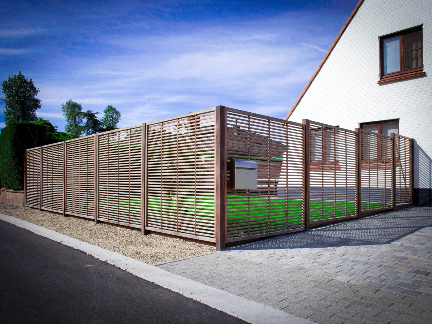 Palissades en bois exotique - Arvor Clôtures